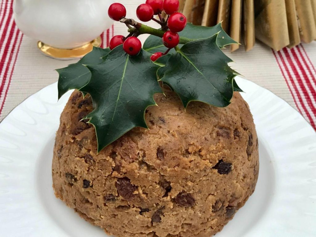 Healthy Christmas Pudding - Cinnamon and Kale