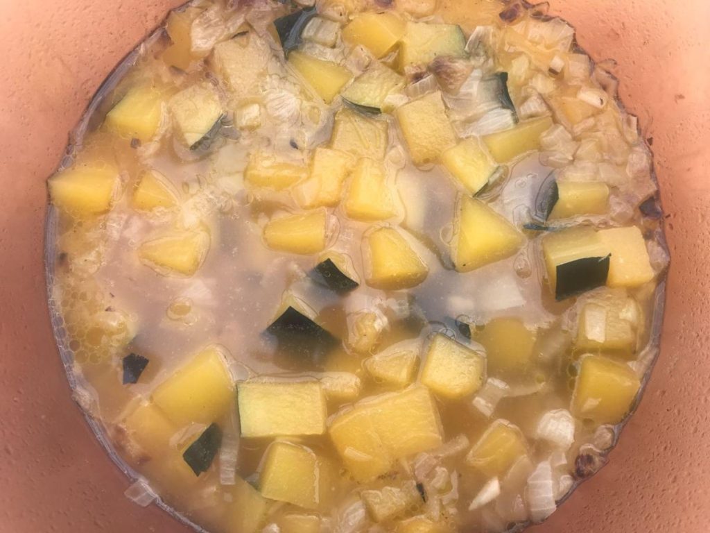 Marrow Soup - Cinnamon and Kale