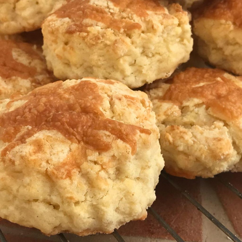 Gluten Free Cheese Scones - Cinnamon and Kale