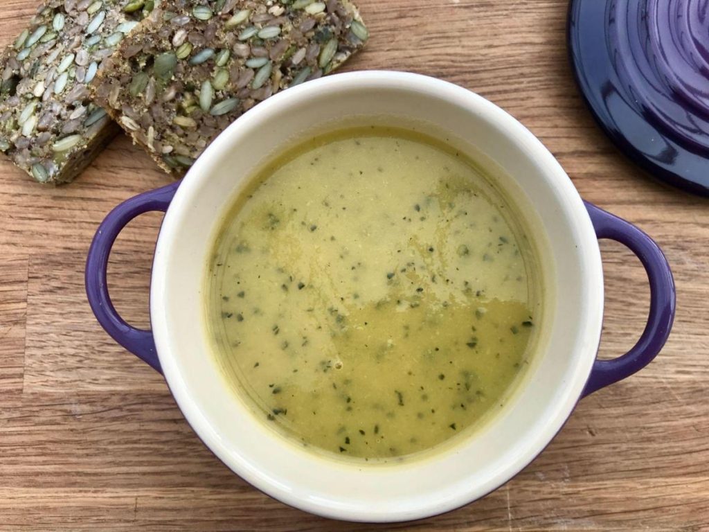 Marrow Soup - Cinnamon and Kale