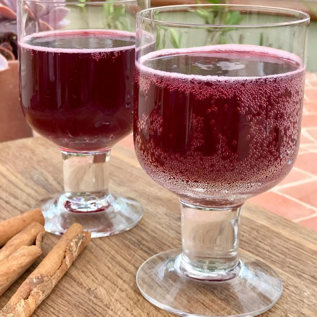 Elderberry Cordial - Cinnamon and Kale