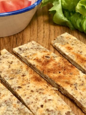 Gluten Free Flatbread - Cinnamon and Kale