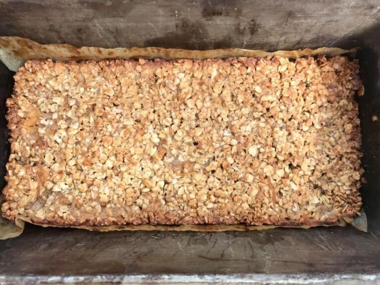 Pear Flapjacks - Cinnamon and Kale