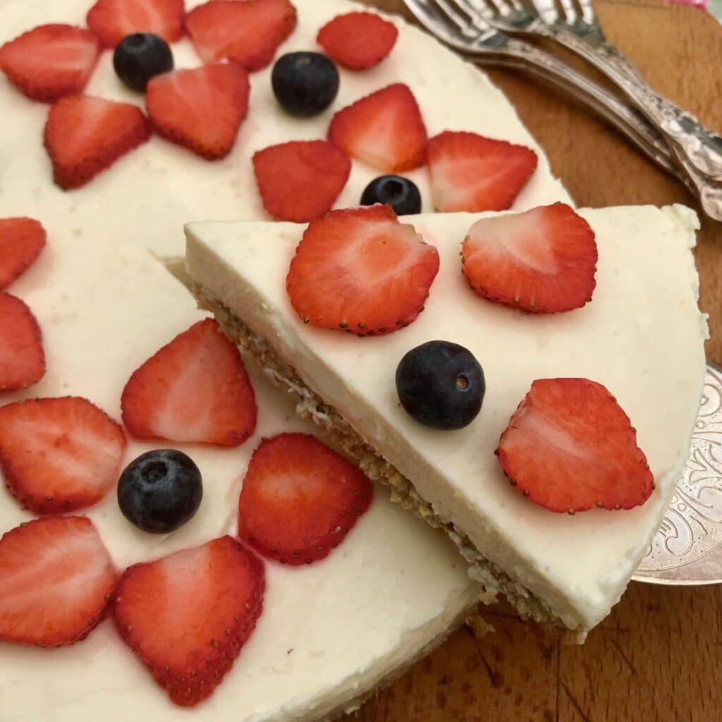 Healthy Rhubarb and Custard Tart (Gluten Free) - Cinnamon and Kale