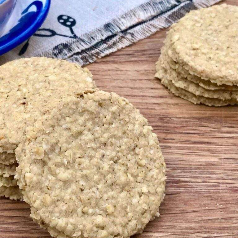 Gluten Free Scottish Oatcakes - Cinnamon and Kale