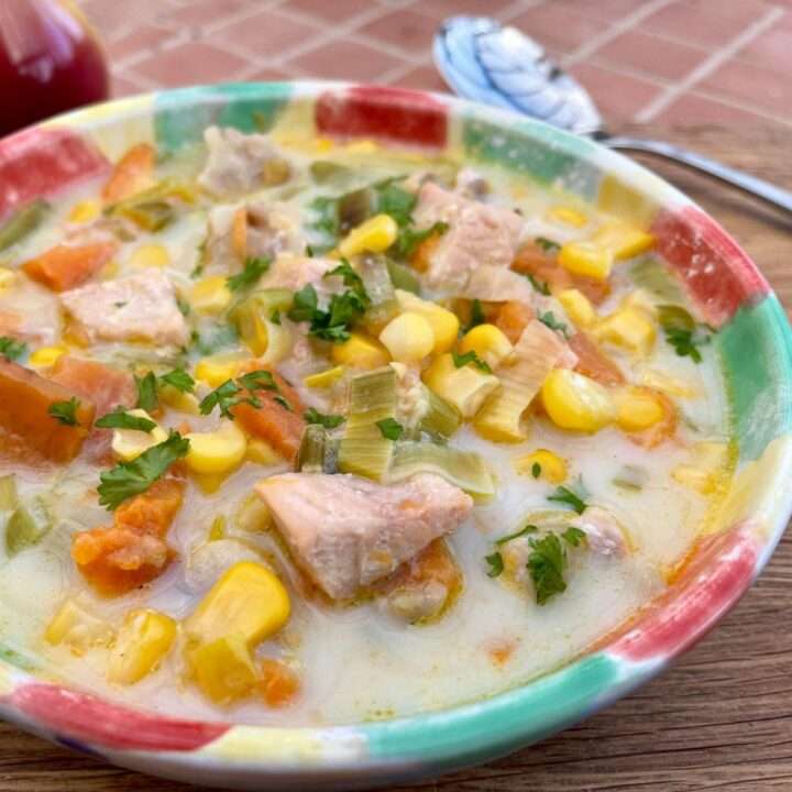Easy Fish Chowder - Cinnamon and Kale