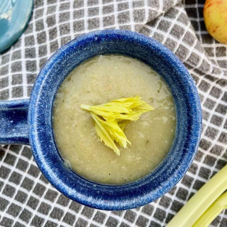 Runner Bean Soup - Cinnamon and Kale