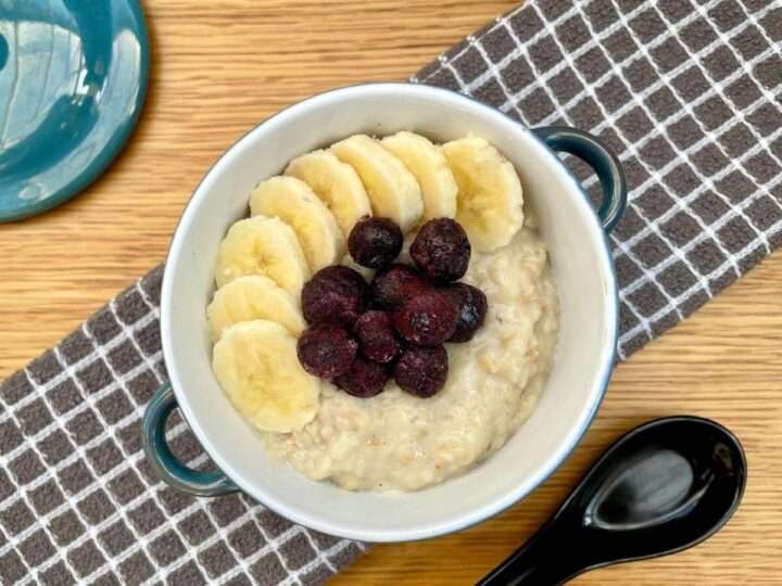 Dairy Free Porridge - Cinnamon and Kale