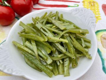 Runner Bean Salad - Cinnamon and Kale