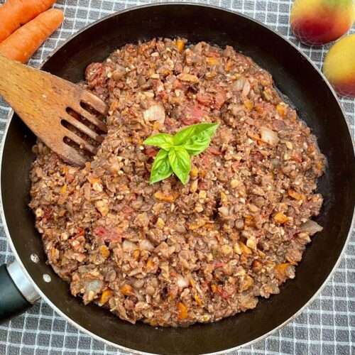 Vegan Mince Recipe - Cinnamon and Kale