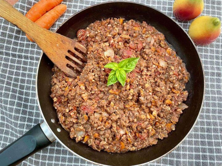 Vegan Mince Recipe - Cinnamon and Kale