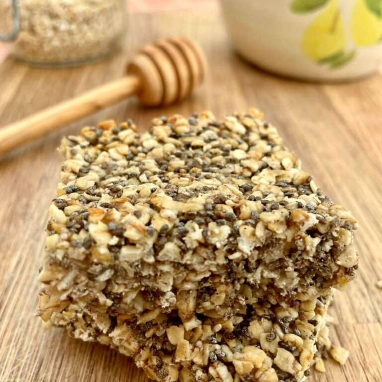 Healthy Date Flapjacks - Cinnamon and Kale