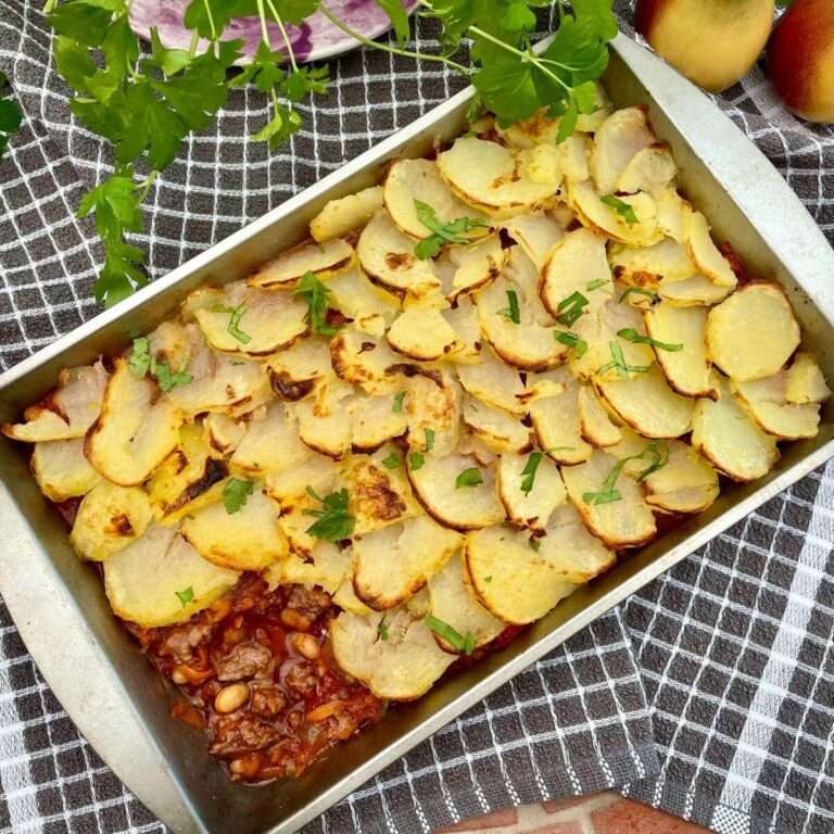 Beef and Bean Hotpot - Cinnamon and Kale