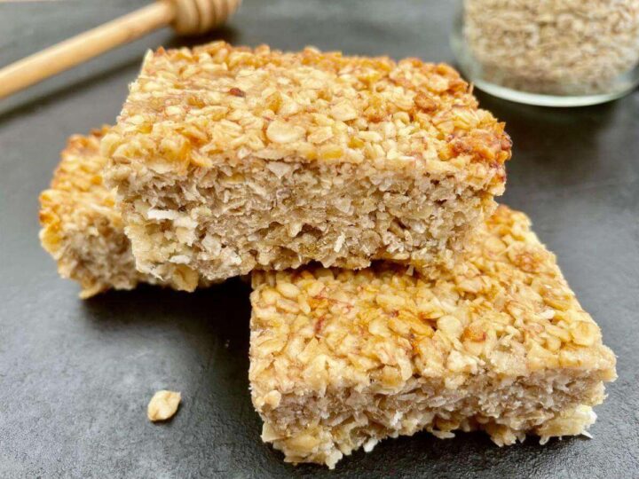 Healthy Coconut Flapjacks - Cinnamon and Kale