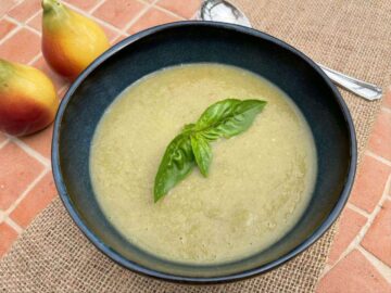 Runner Bean Soup - Cinnamon and Kale