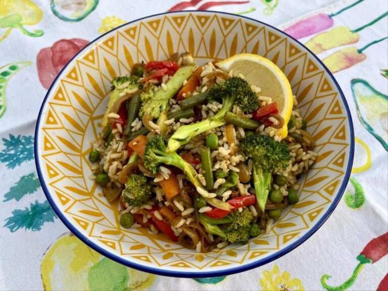 Brown Rice Biryani - Cinnamon and Kale