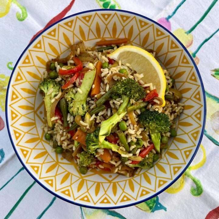 Brown Rice Biryani - Cinnamon and Kale