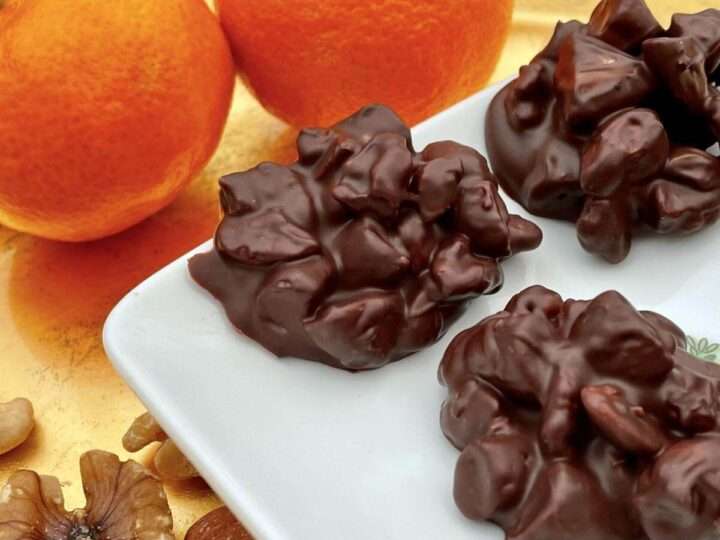 Chocolate Nut Clusters - Cinnamon and Kale