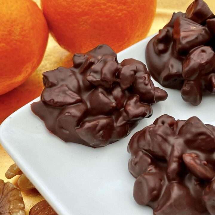 Chocolate Nut Clusters - Cinnamon and Kale